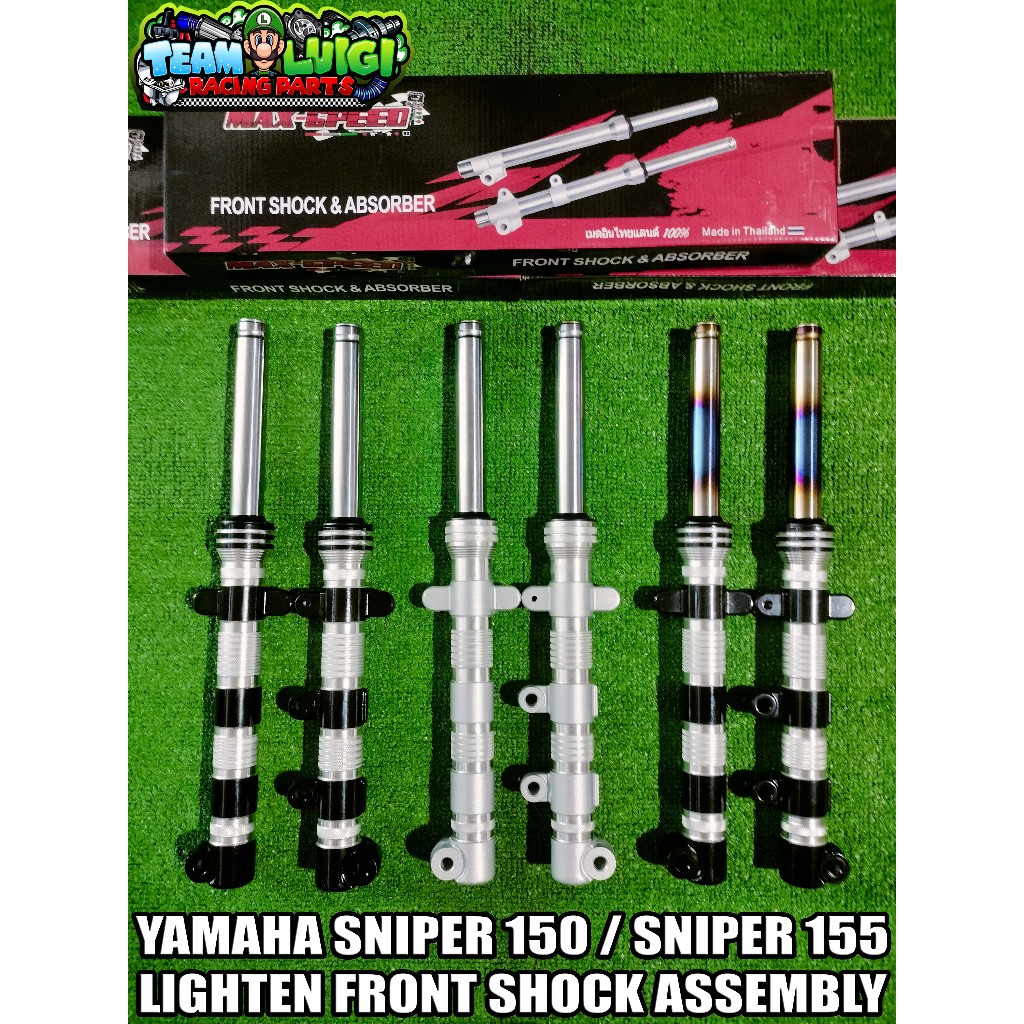 MAX-SPEED YAMAHA SNIPER 150 LIGHTEN FRONT SHOCK ABSORBER ASSEMBLY 100% ...