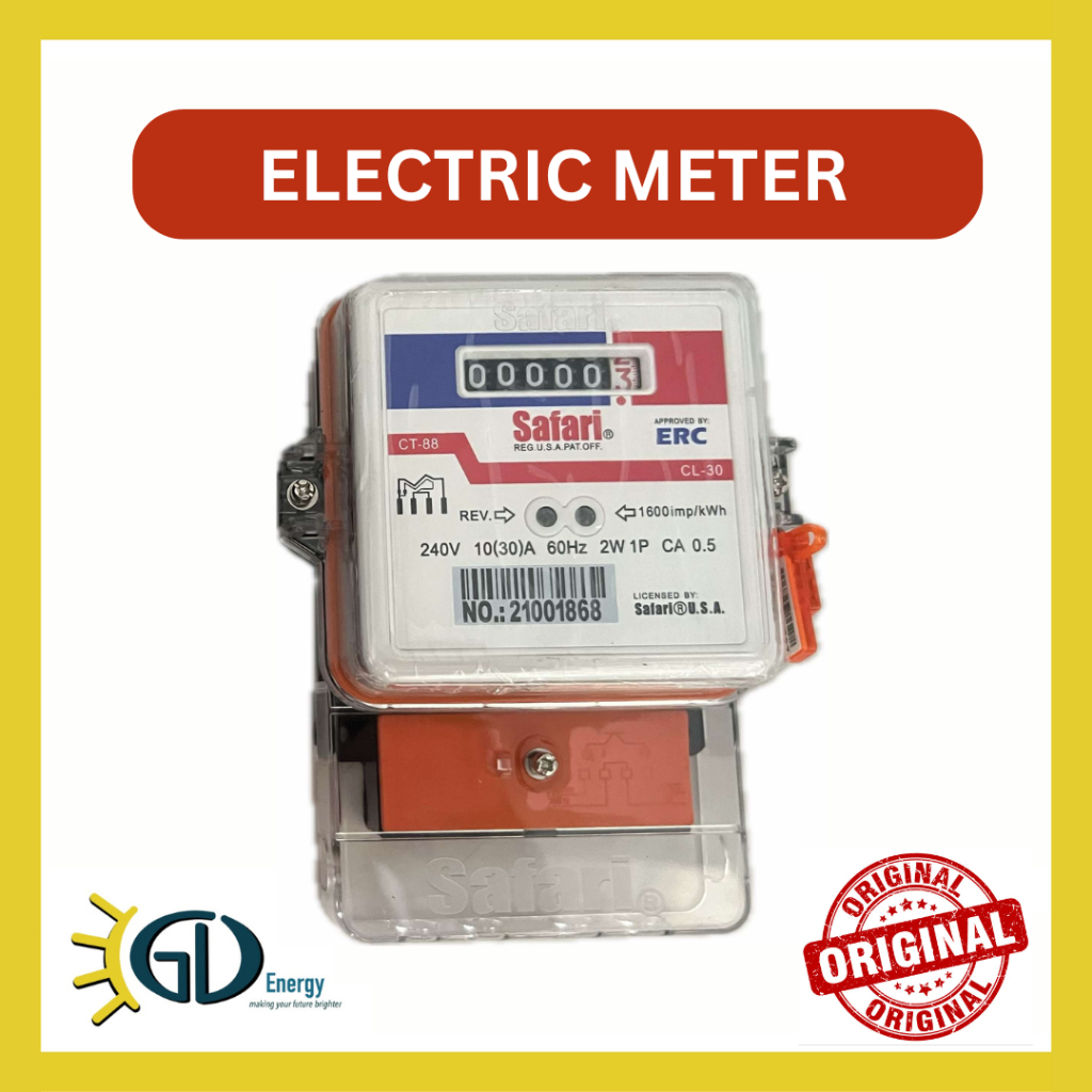 ORIGINAL Safari Electrical Meter or Submeter Sealed and Tested w/ ERC ...