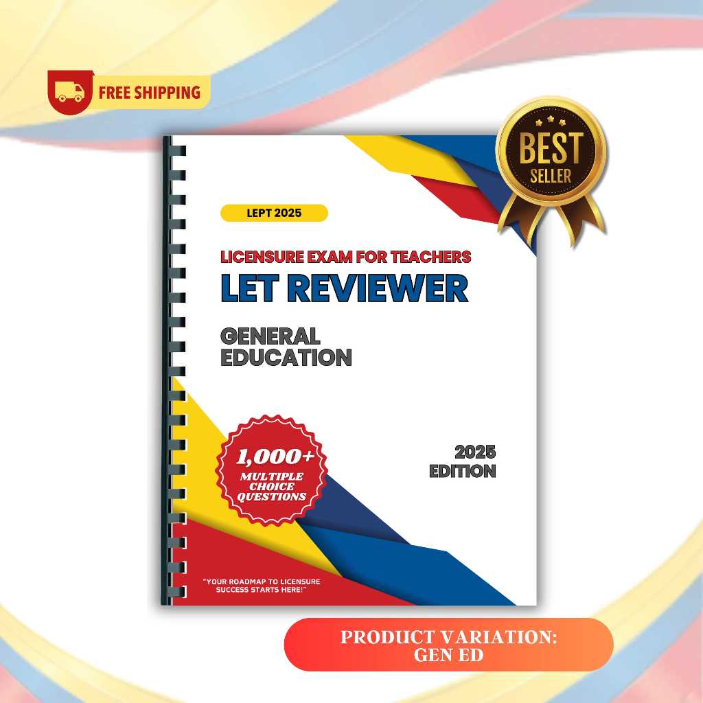 2025 LET Reviewer – 1000+ Practice Questions with Rationale for LPT ...