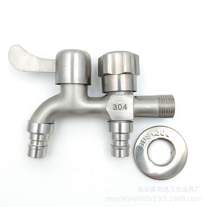 Two Way Faucet 304 Stainless Steel Dual Function Tap Faucet Bathroom ...