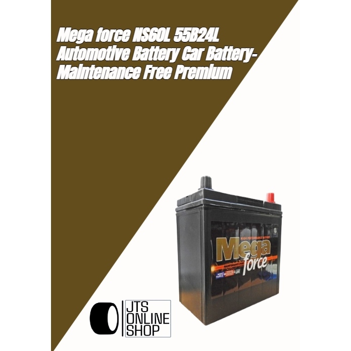 Mega force NS60L 55B24L Automotive Battery Car Battery- Maintenance ...