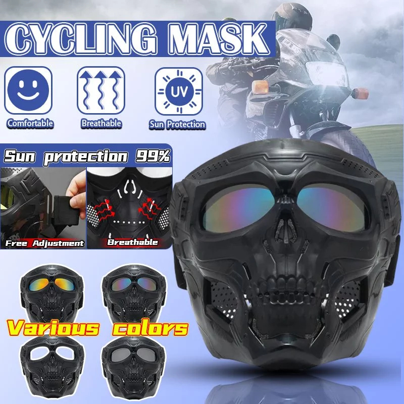 1PC Windproof Cycling Mask Motorcycle Goggles Mask Riding Protective ...