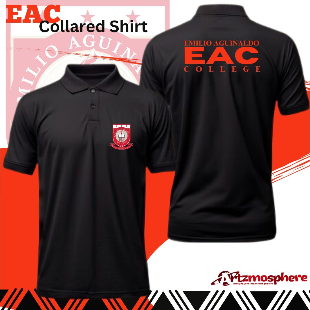 EAC EMILIO AGUINALDO COLLEGE COLLARED SHIRT UNISEX | Shopee Philippines