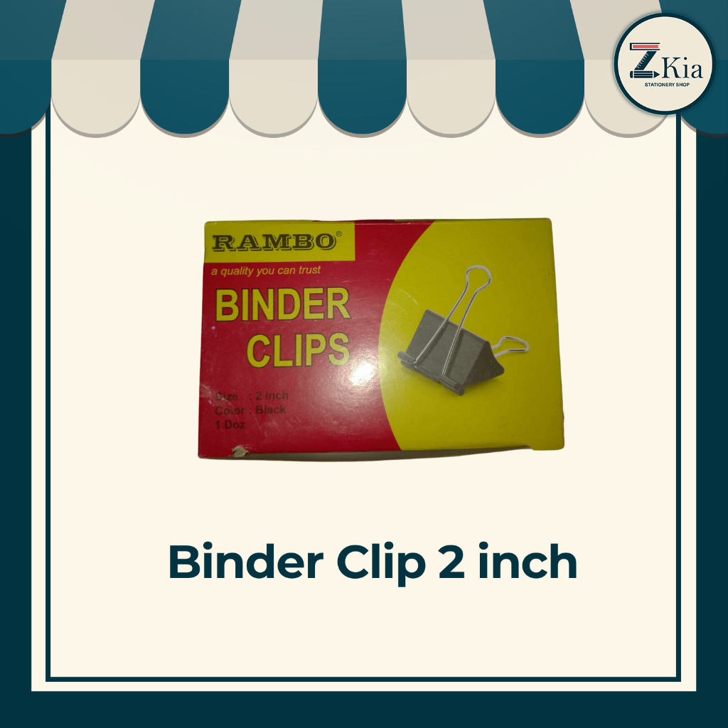 Binder Clip (2 Inch) | Shopee Philippines