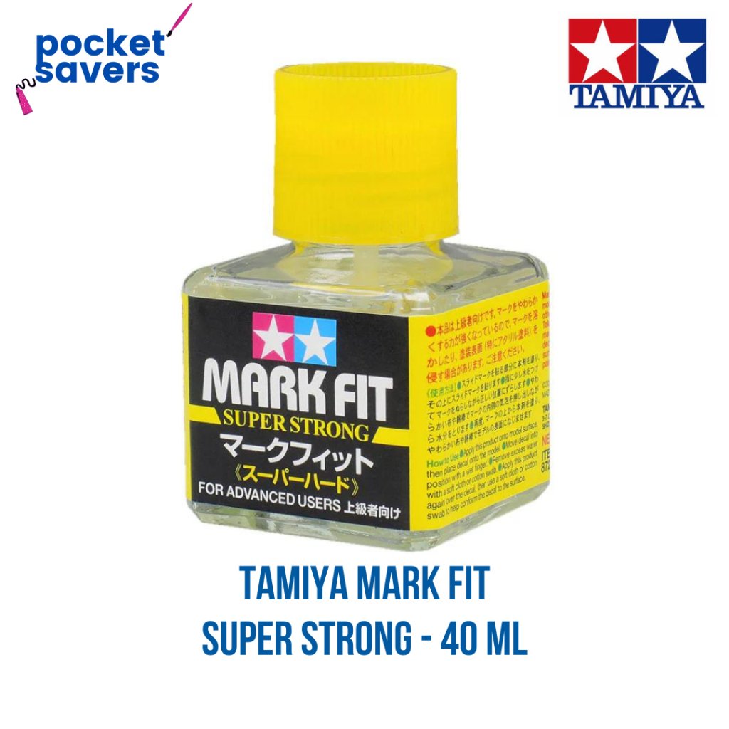 Tamiya Mark Fit Super Strong 40 ml (Quick Finish, Decal Adhesive ...