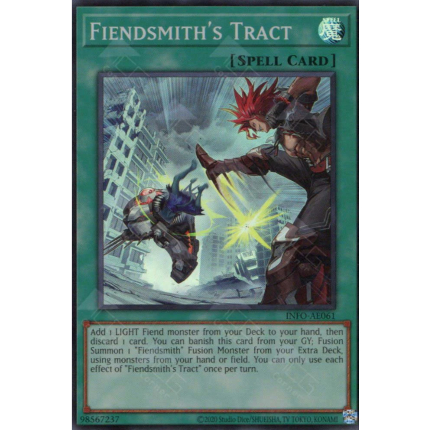 INFO-AE061 Fiendsmith's Tract SR YUGIOH CARD | Shopee Philippines
