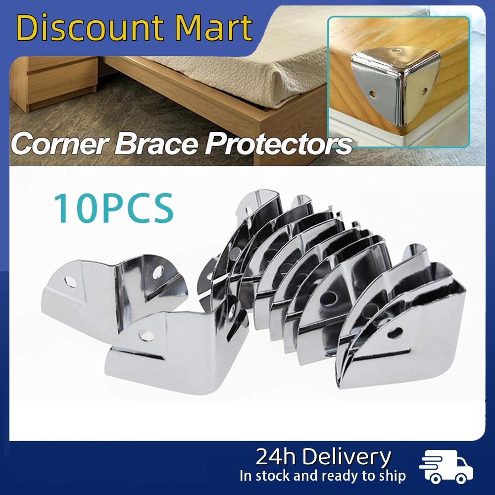 10 pcs Corner Protectors Metal Decorative Edge Guard Safety Cover,for ...