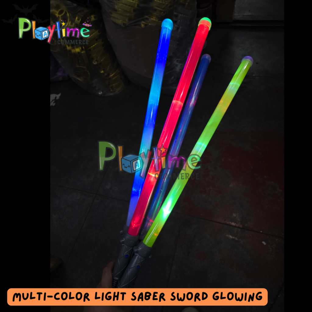 Multi-color Light up Sword Halloween Glow in the Dark Katana Light ...