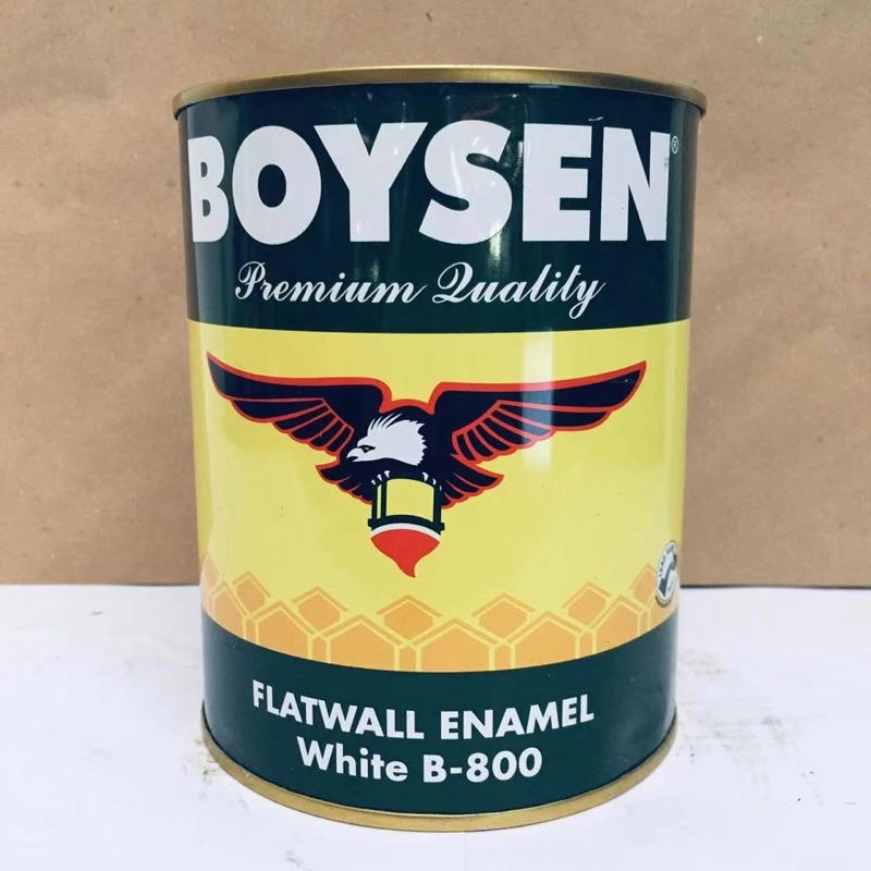 BOYSEN BS 800 FLATWALL ENAMEL 1LITER | Shopee Philippines