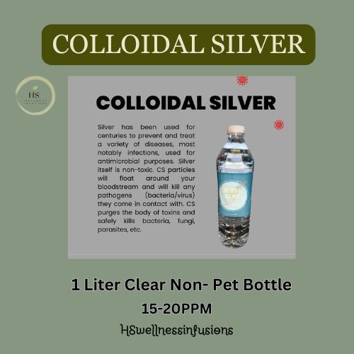 Colloidal Silver Antibacterial, Antimicrobial, Natural Remedy, No side ...