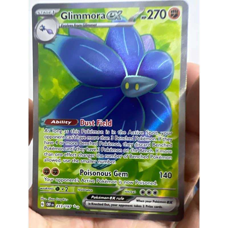 Glimmora ex - 213/197 - Obsidian Flames - Pokemon TCG | Shopee Philippines