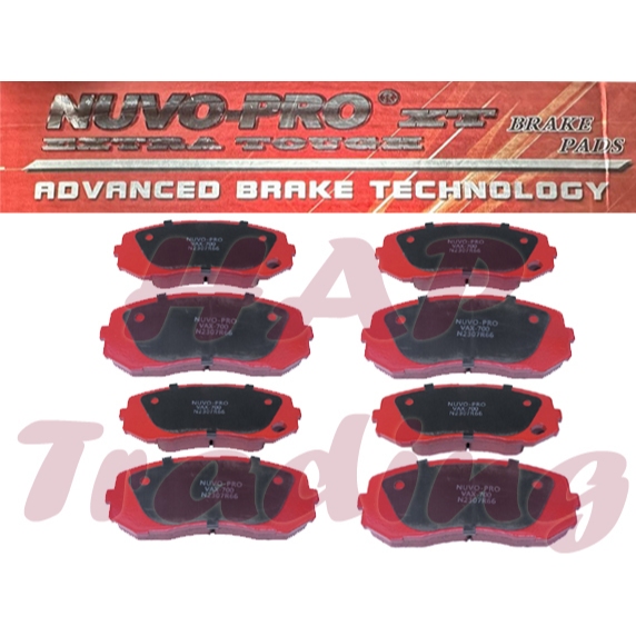 NUVO BRAKE DISC PAD VA-700K/VAX-700K FRONT Mitsubishi Canter FE73B ...