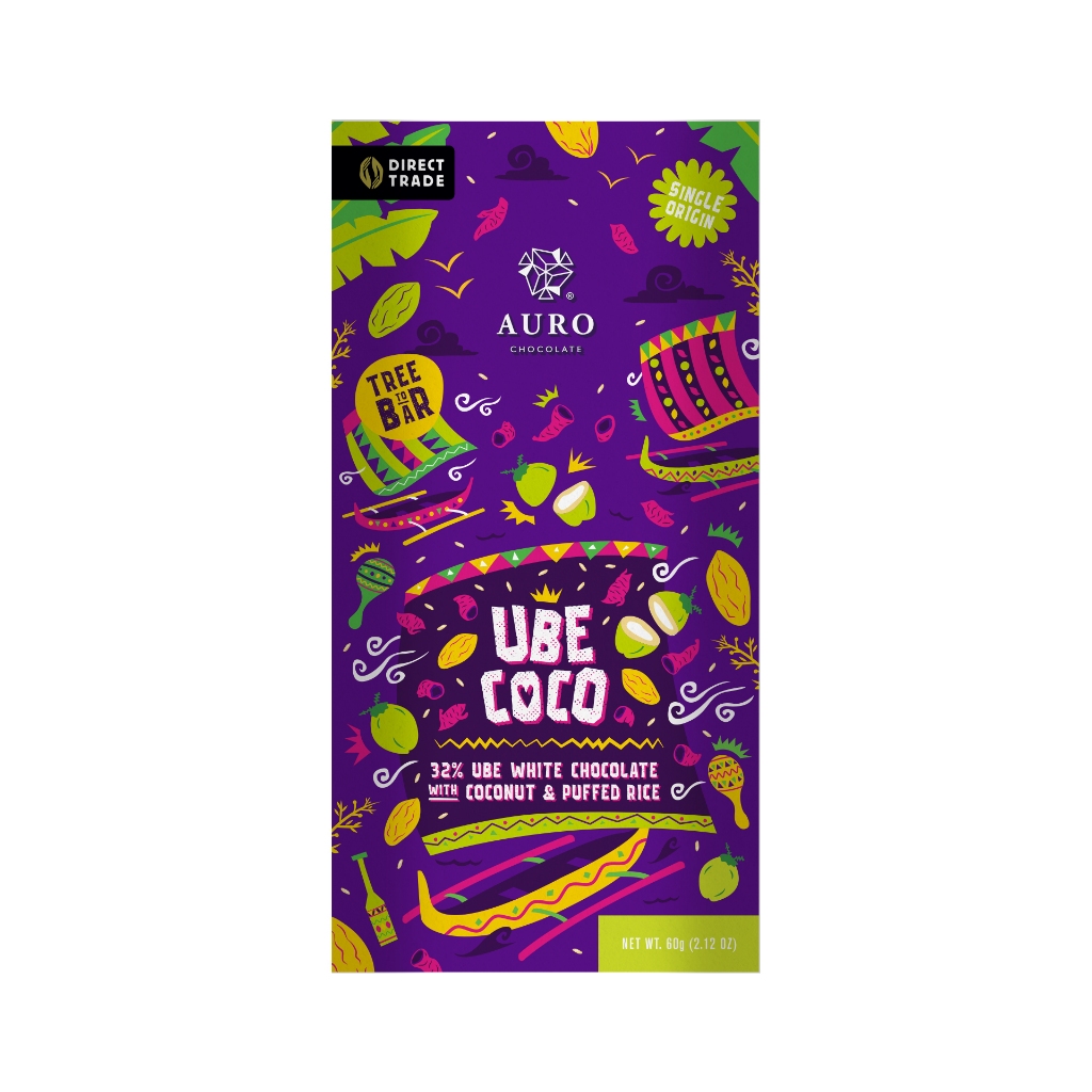 32% Ube Coco White Chocolate and Puffed Rice (60G) | Shopee Philippines