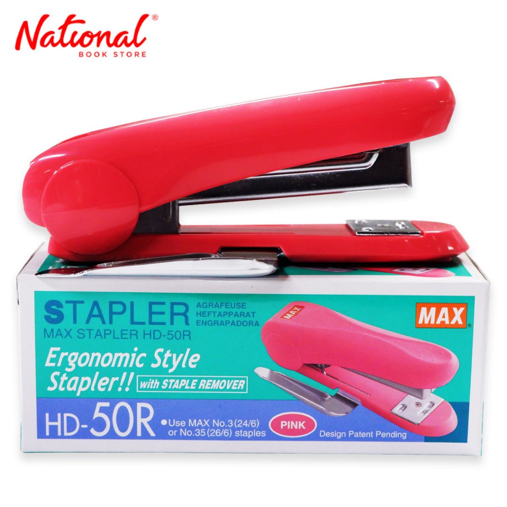Max Stapler No.35 Pink Hd50R National Book Store | Shopee Philippines