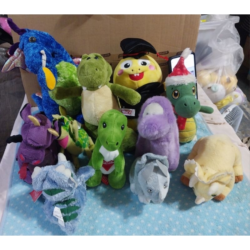 dino croc dragon preloved stuffed toy | Shopee Philippines