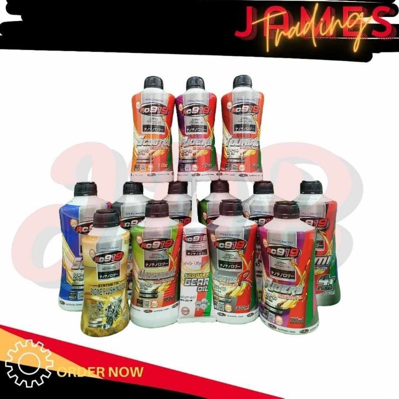 RC919 Oil Semi Synthetic & Fully Synthetic w / Gear Oil (SET) | Shopee ...