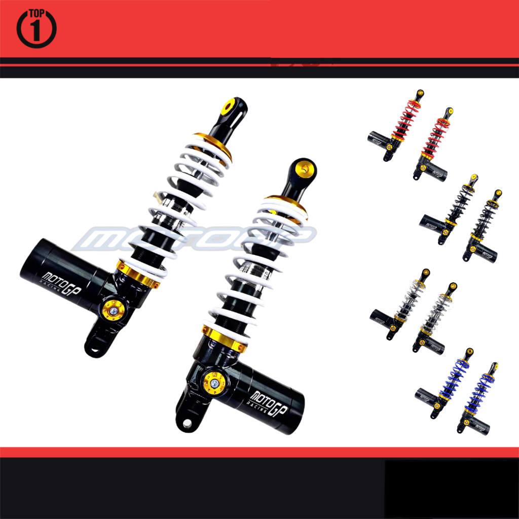 1 Pair Rear Shock DUAL Absorber with Gas Tank for Aerox Nmax ADV PCX NOUVO XMAX AIRBLADE RUSI ...