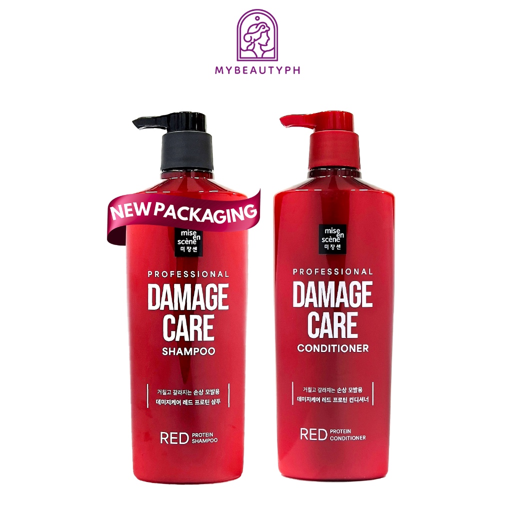 Professional Damage Care Red Protein Shampoo & Conditioner - 680ml ...