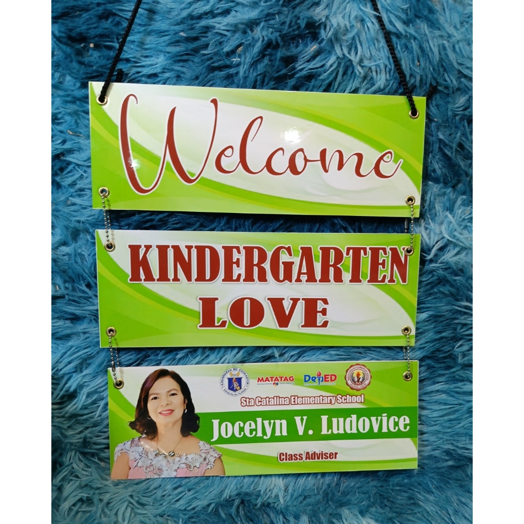 JEJA Personalized Door/Wall Signage/Decor (Sintra Board 3 Layers) for ...