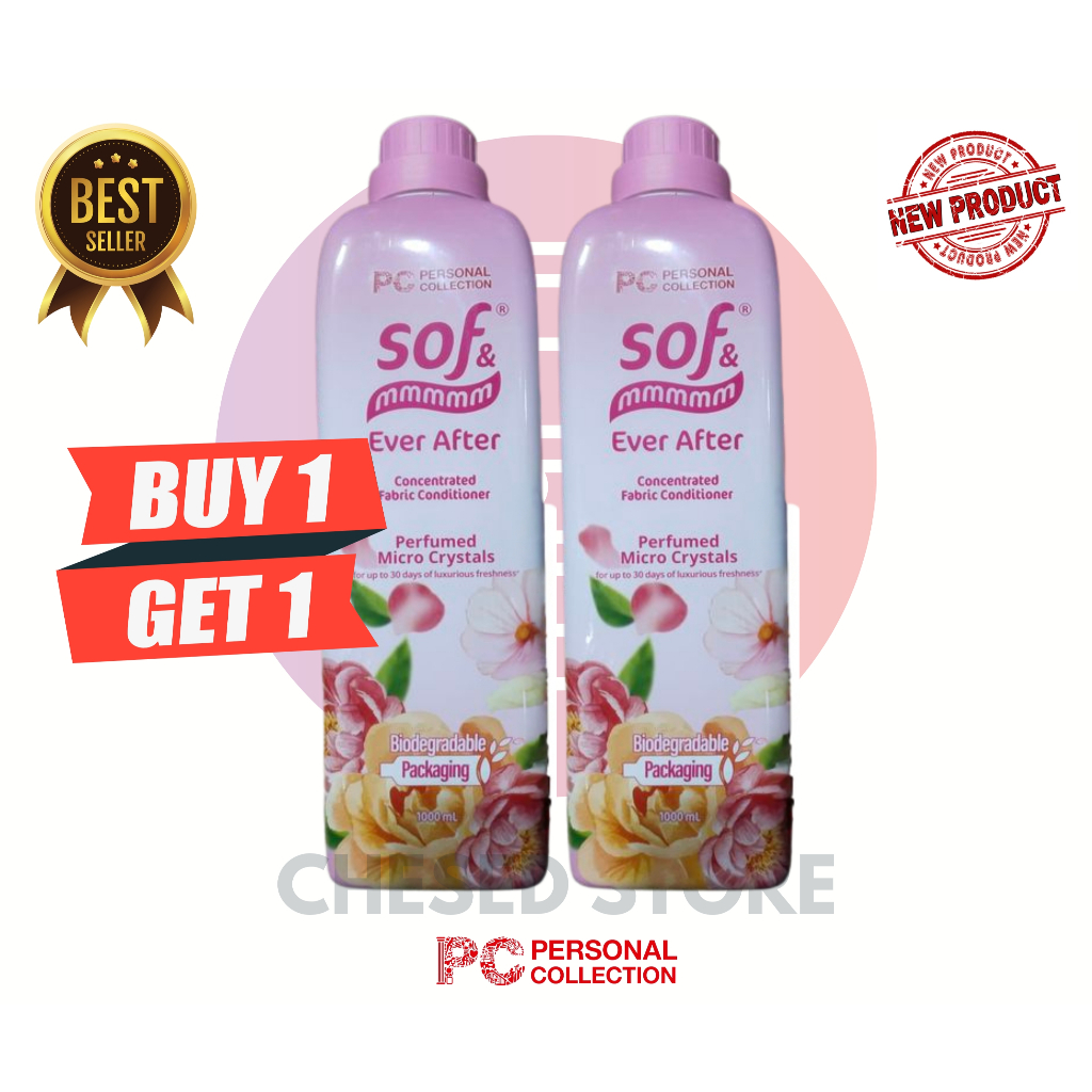 Sof & mmmmm Ever After Naturals Concentrated Fabric Conditioner 1000 mL ...