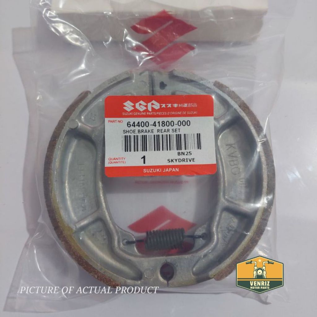 [Genuine PartNo.64400-41800-000] BRAKE SHOE SET - Suzuki SKYDRIVE REAR ...