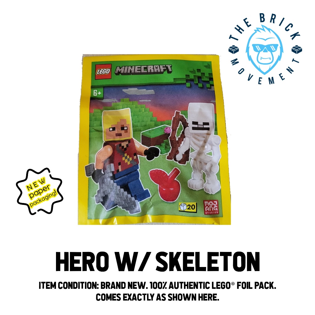 MINECRAFT Hero with Skeleton Foil Pack | Shopee Philippines