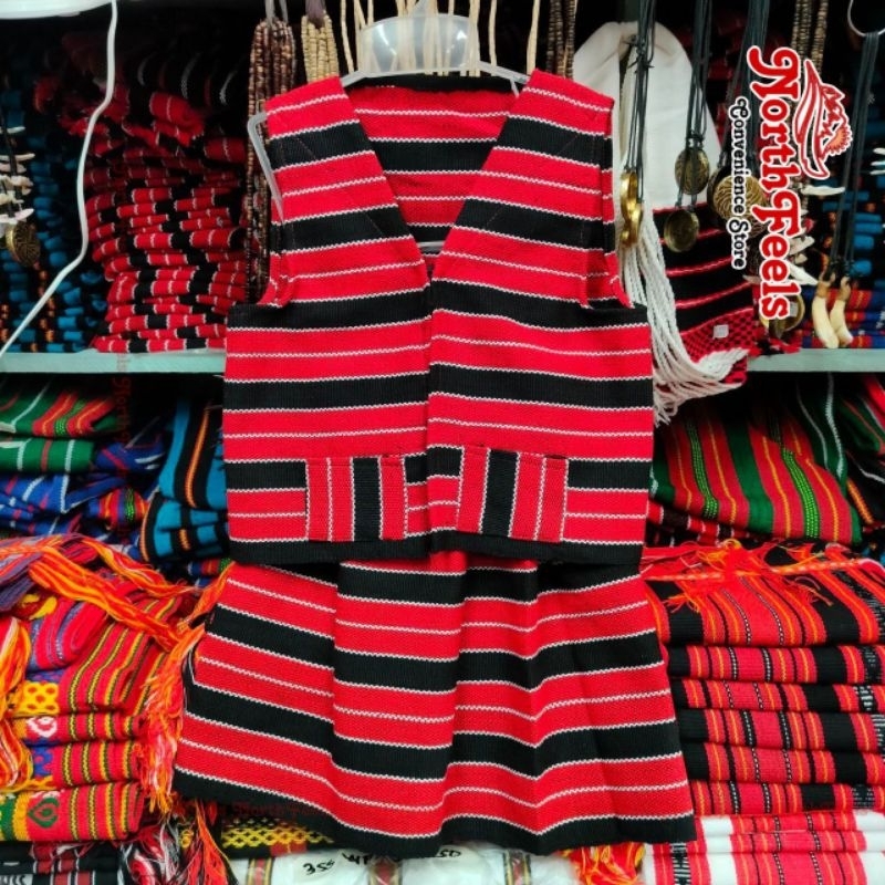 (Set) Kids Igorot Ethnic Attire - Girl Kalinga Costume | Inabel ...