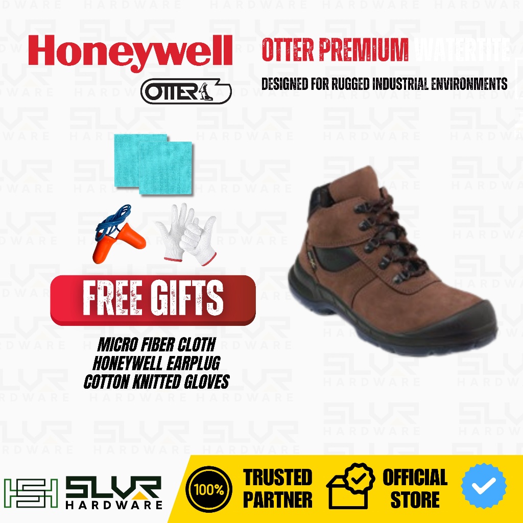 OTTER Safety Shoes by Honeywell Safety Brands Pure Leather Watertite ...