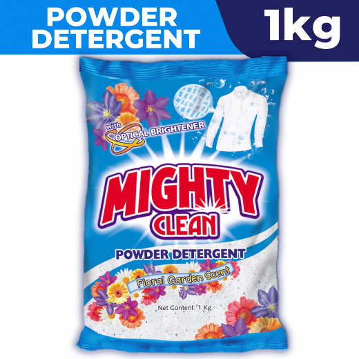 Mighty Clean Detergent Powder Original with Optical Brightener - Powder ...