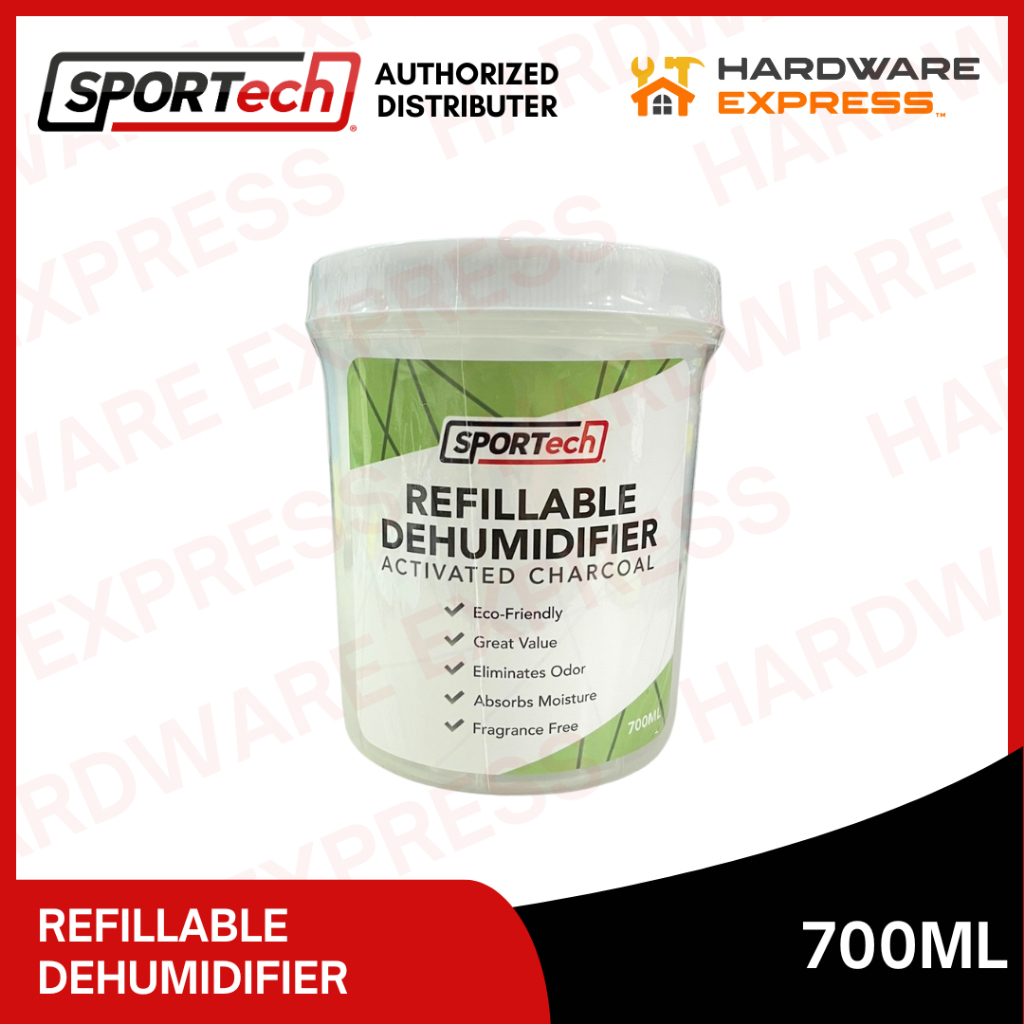 Sportech Refillable Dehumidifier Activated Charcoal 700ml / Refill 350g ...