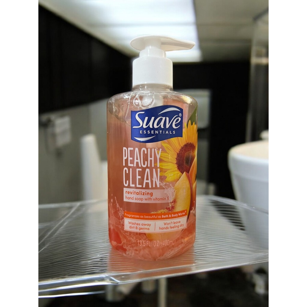 Suave Peachy Clean Hand soap with Vitamin E 400ml | Shopee Philippines