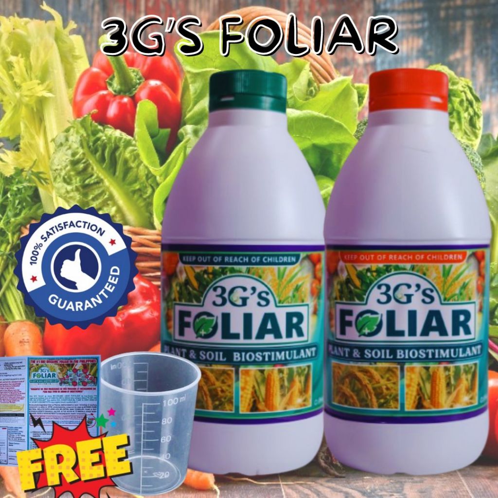 3G's Japan Super Foliar Soil & Plant Booster 1Liter with FREE Measuring ...