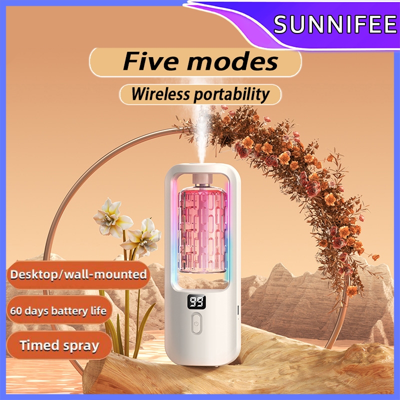 Fragrance Machine Humidifier Digital display Rechargeable Automatic ...