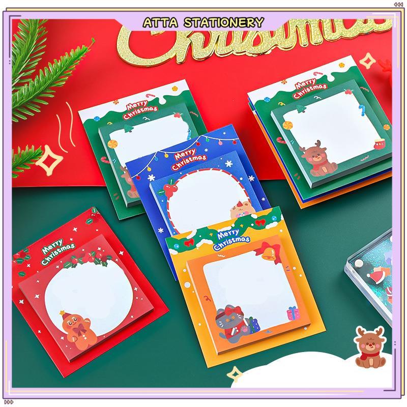 Cute Animal Christmas Sticky Notes 30Sheets Memo Pads School Student ...
