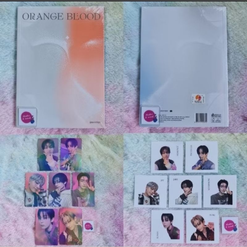 (Onhand/Sealed) ENHYPEN - Orange Blood ENGENE VER. (5th Mini Album ...