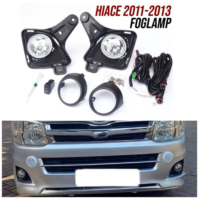 Toyota Hiace 2011 - 2013 Fog Light Fog Lamp Glass Lens | Shopee Philippines