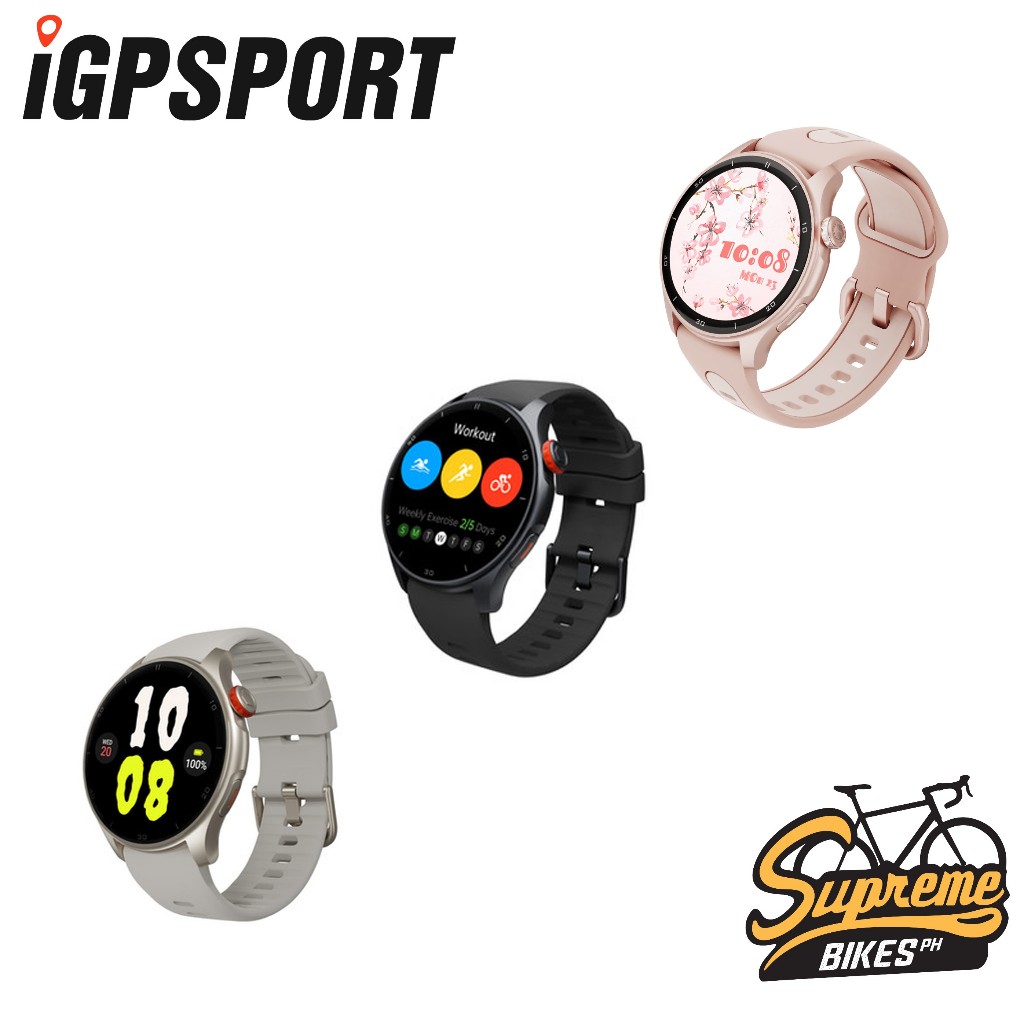iGPSport LW10 Smart Watch Optical Heart Rate Monitor w/ AMOLED Screen ...