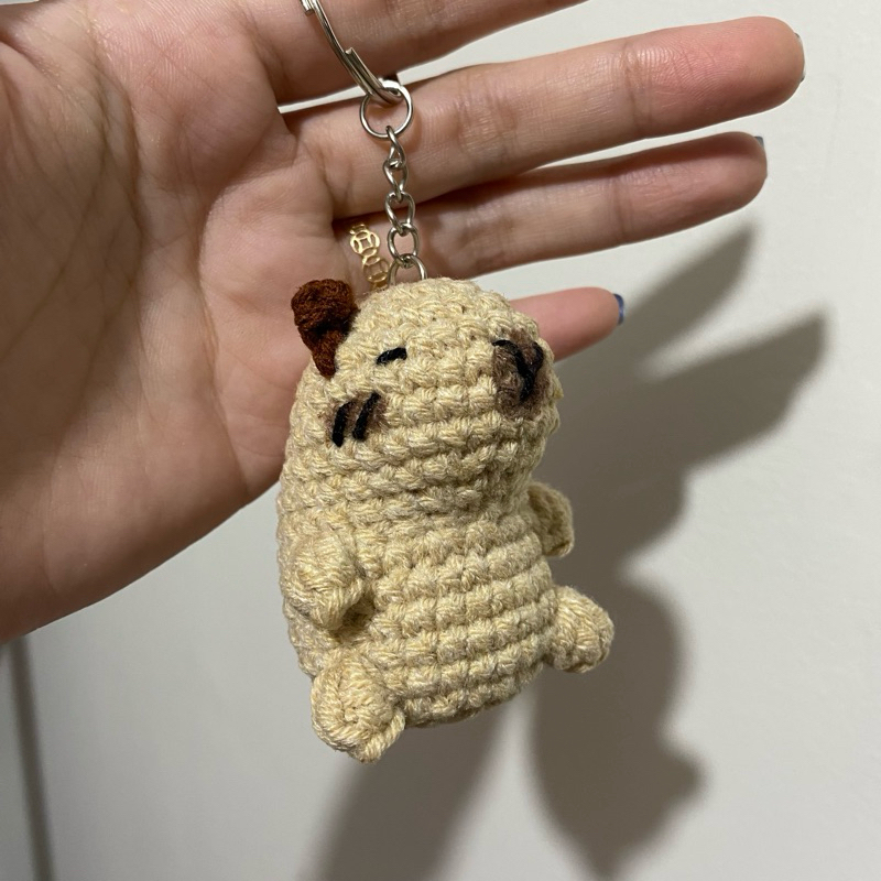 Capybara Crochet Keychain | Shopee Philippines