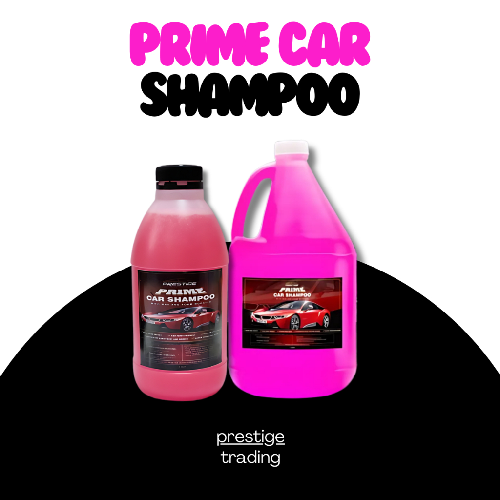 CARXPERT Prime Car Motor Shampoo with Wax & Foam Booster Foamy Carwash ...