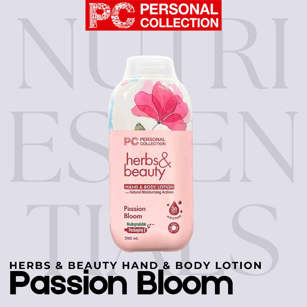 Personal Collection Herbs & Beauty Hand & Body Lotion Passion Bloom ...