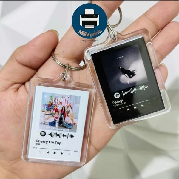 Customized Acrylic Keychain | Spotify Keychain | Shopee Philippines