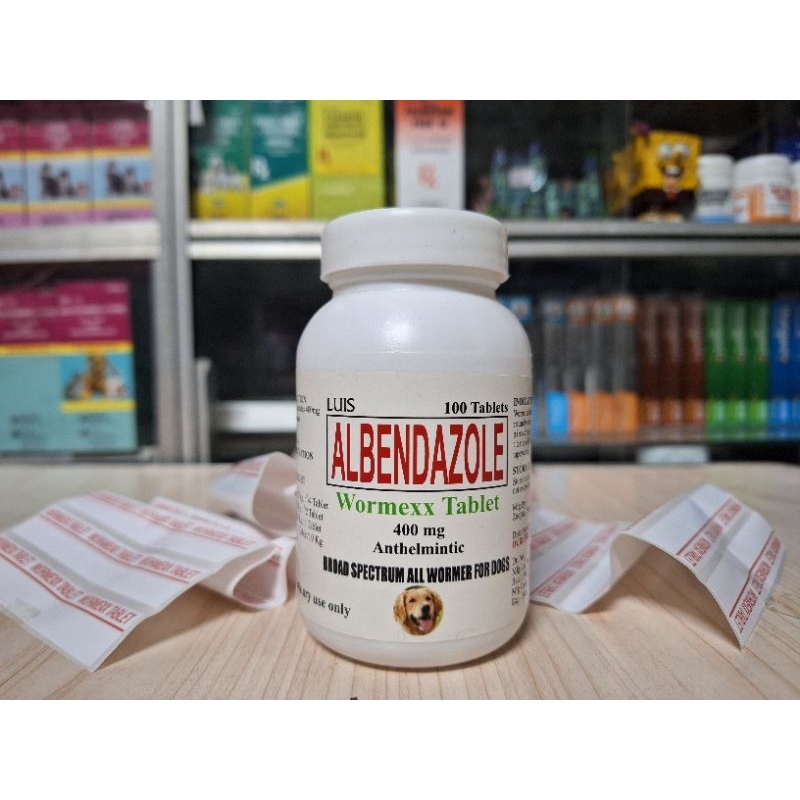 Wormexx Tablet Albendazole for Dogs (1pc) with Sticker | Shopee Philippines