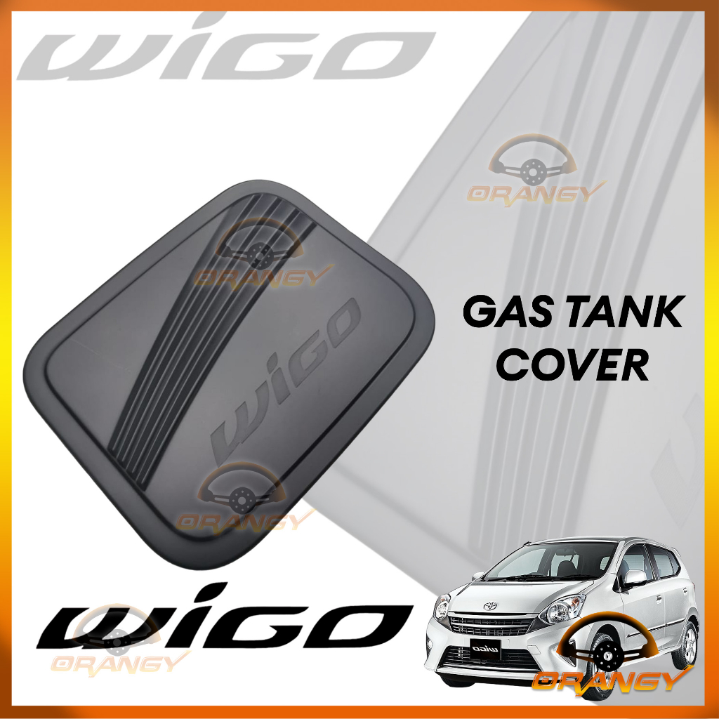 Toyota Wigo 2017 to 2022 2nd generation Gas Tank Cover Matte Black 2018 ...