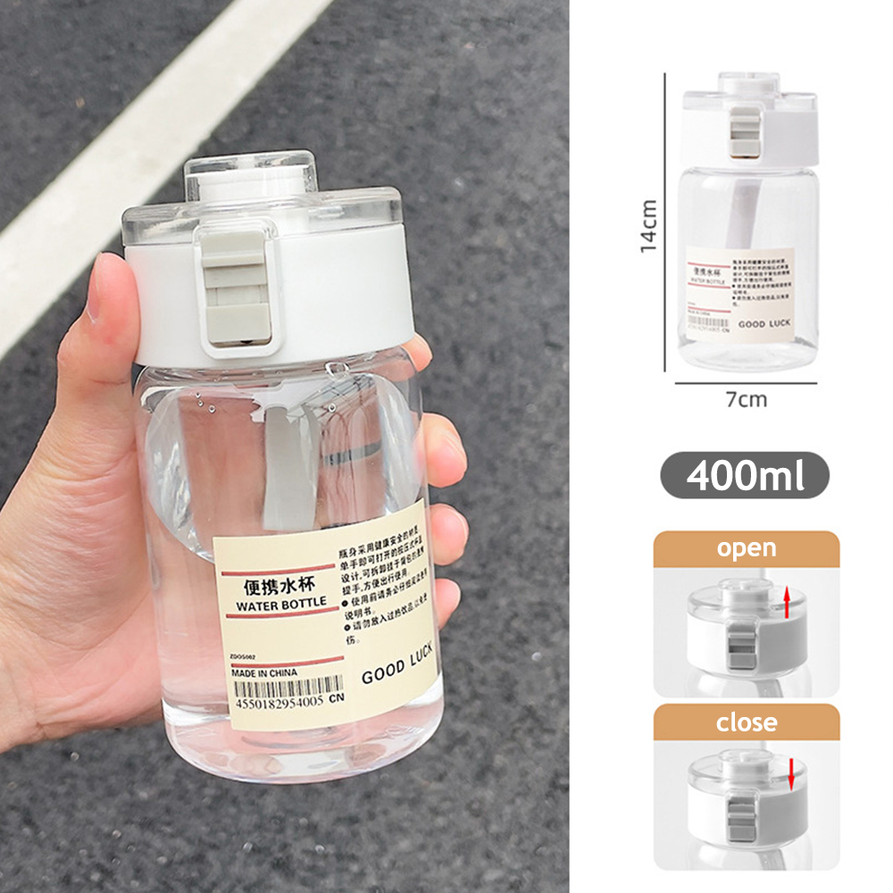 310ML Muji Simplicity Flat Water Bottle Female Kid Mini Water Cup ...