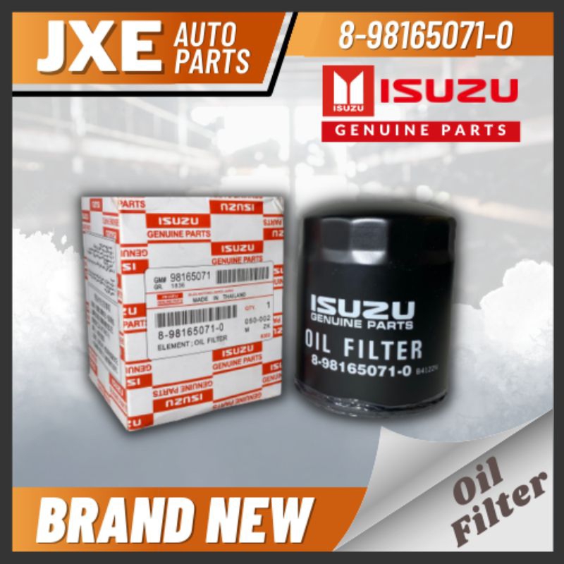 Isuzu Oil Filter for MU-X/D-MAX 2012-2018 (8-98165071-0) Genuine Parts ...
