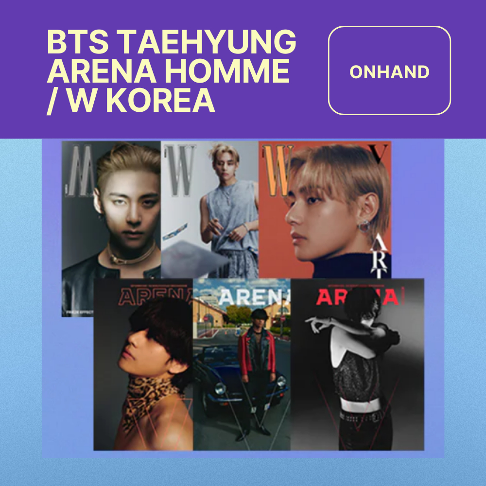(ONHAND) BTS V TAEHYUNG W KOREA / ARENA HOMME + SEPTEMBER 2023 ISSUE ...