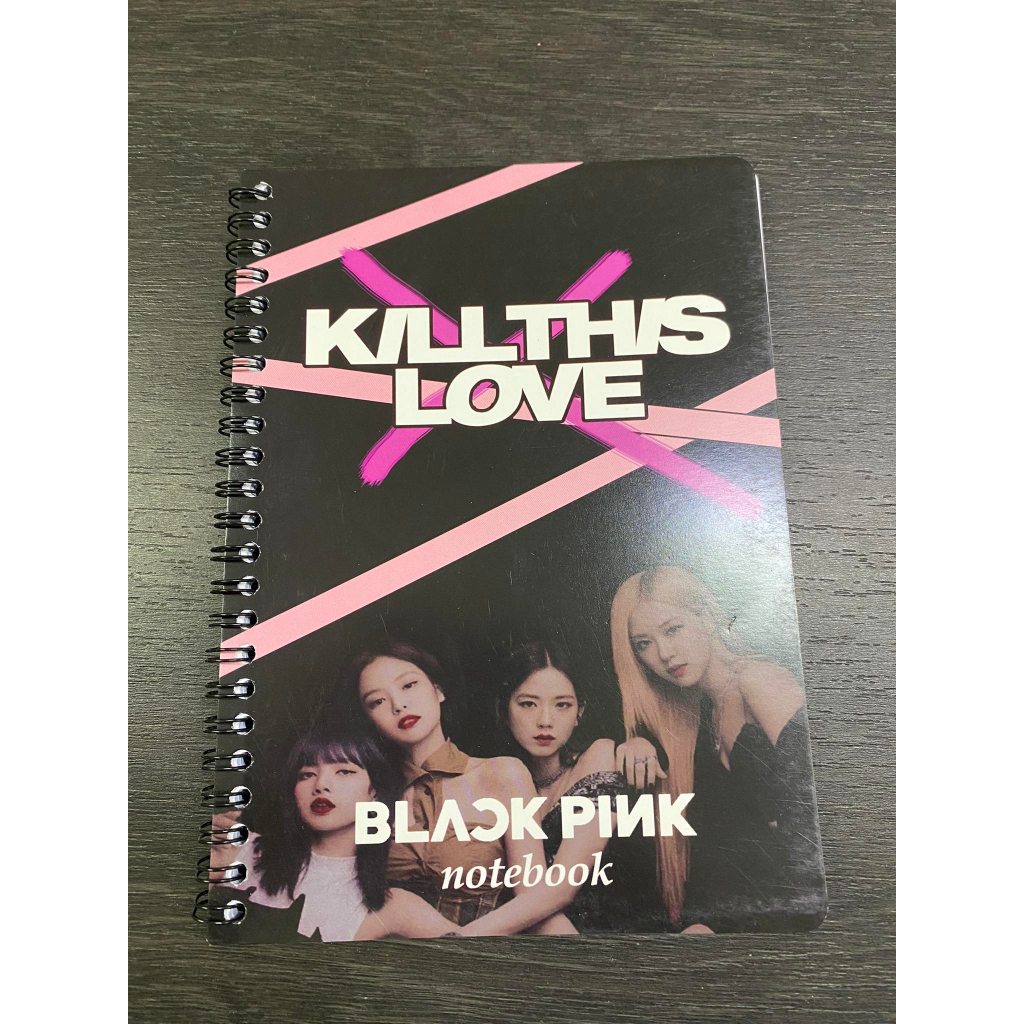 BLACKPINK SPIRAL NOTEBOOK and FLORAL FLOWERS (80leaves) | Shopee ...