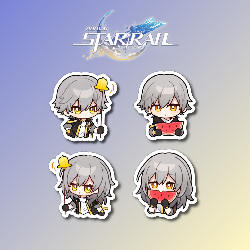 Honkai: Star Rail Caelus/Stelle Emoji Sticker Set (4pcs) | Shopee ...