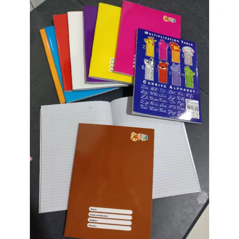 10PCS 80lvs Composition Notebook WRITING NOTEBOOK(BLUE AND RED LINE ...