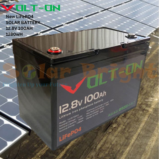BRANDNEW Solar Battery Lifepo4 12.8V 50AH 100AH VOLT-ON with Built-In ...